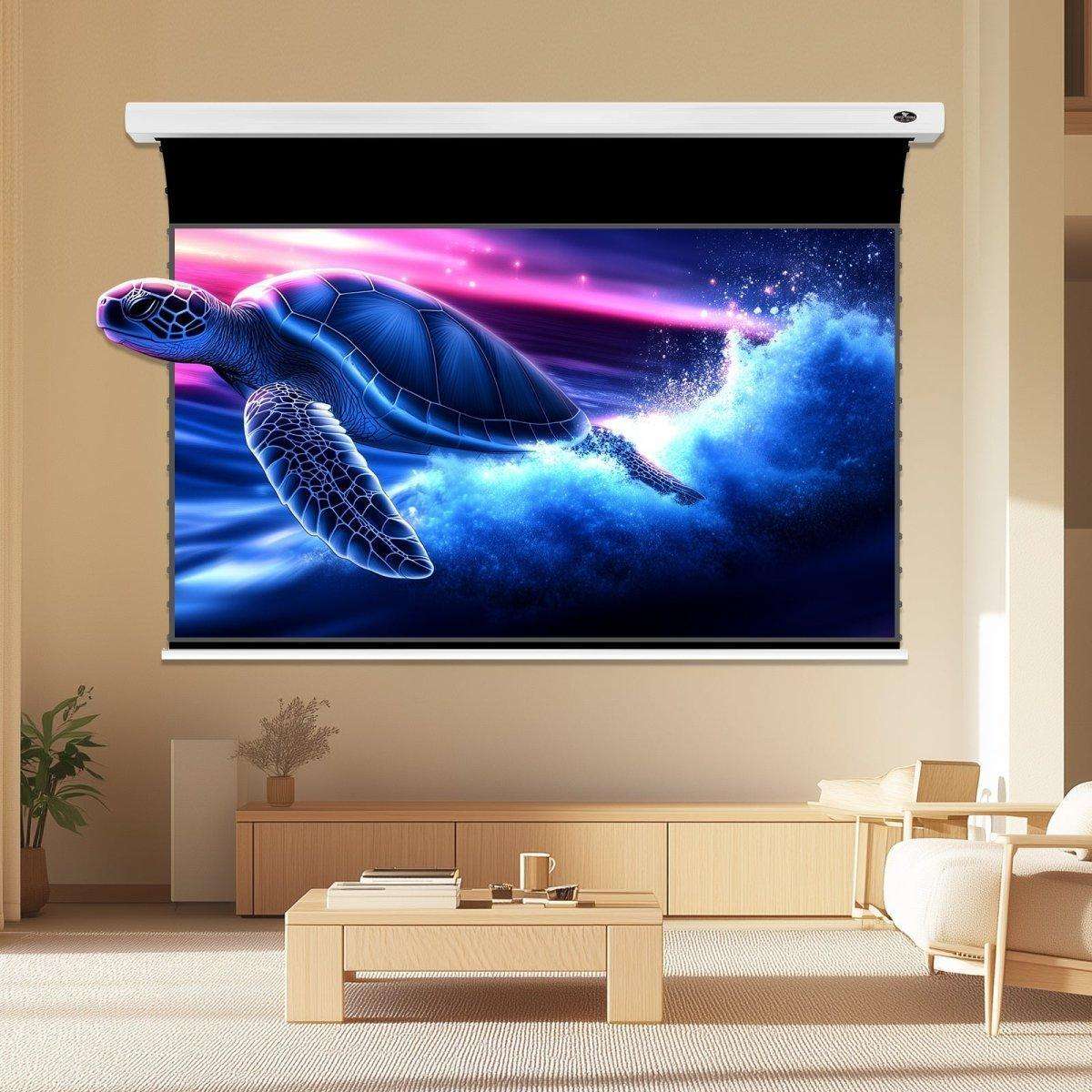 VIVIDSTORM 130" Pro Plus Slimline Motorized Tension UST ALR Projector ...